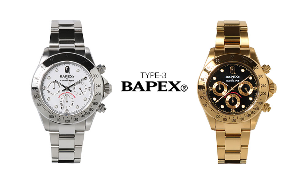 A BATHING APE® 推出 “TYPE 3 BAPEX®” 腕表系列 – NOWRE现客