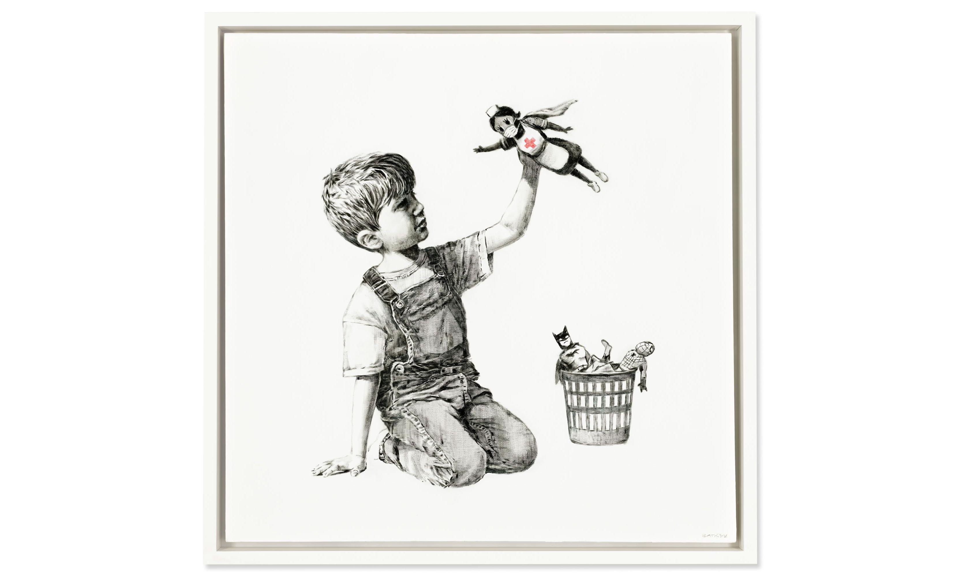 Massive Attack 拍卖罕见 Banksy 艺术品，筹集 141,000 英镑善款 – NOWRE现客