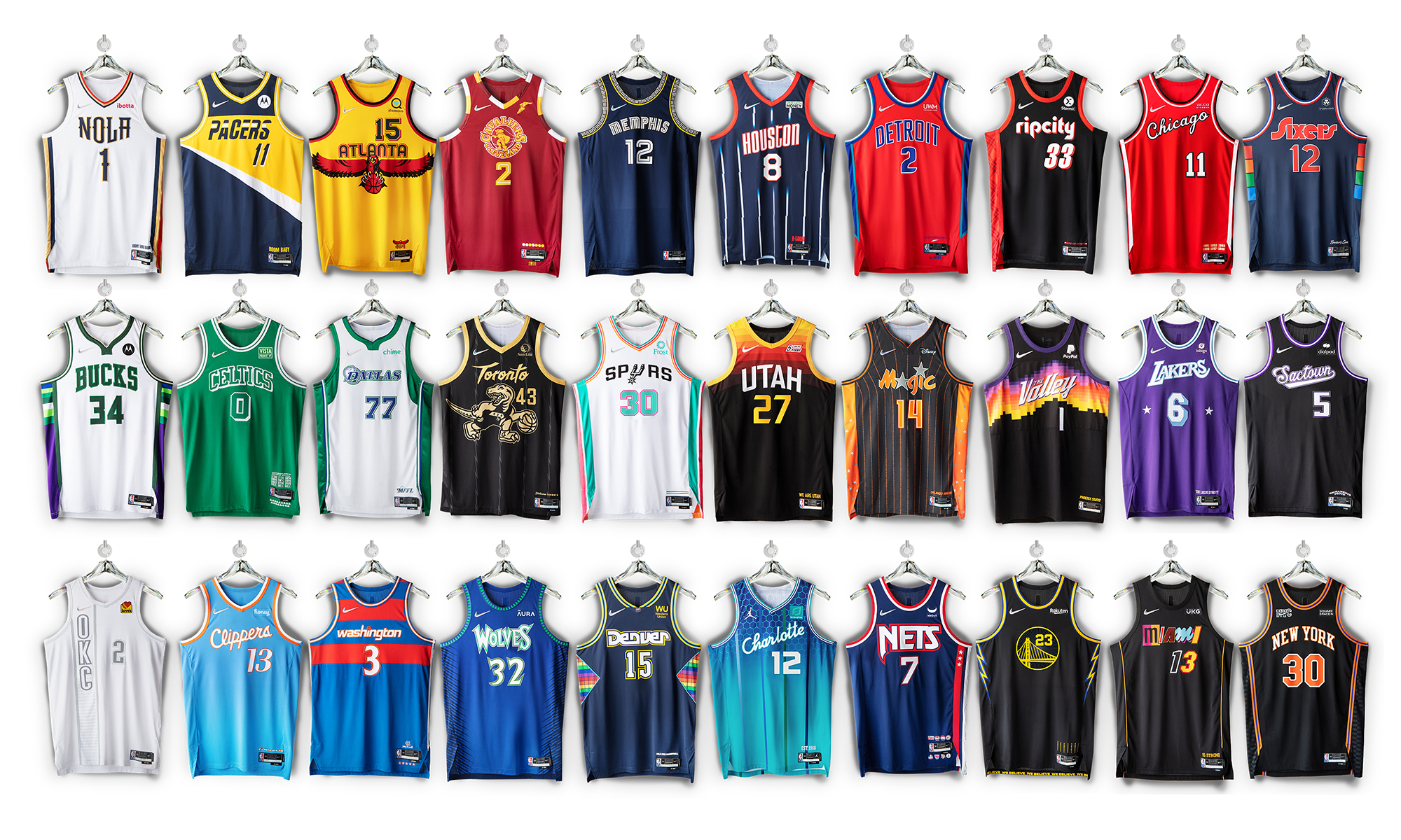 Nike 发布 NBA 75 周年城市版限定球衣 – NOWRE现客